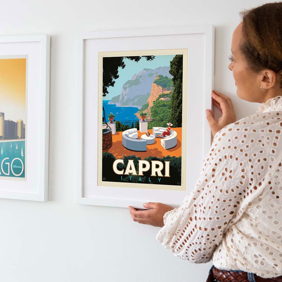 Italy, Capri Print – I Heart Travel Art.